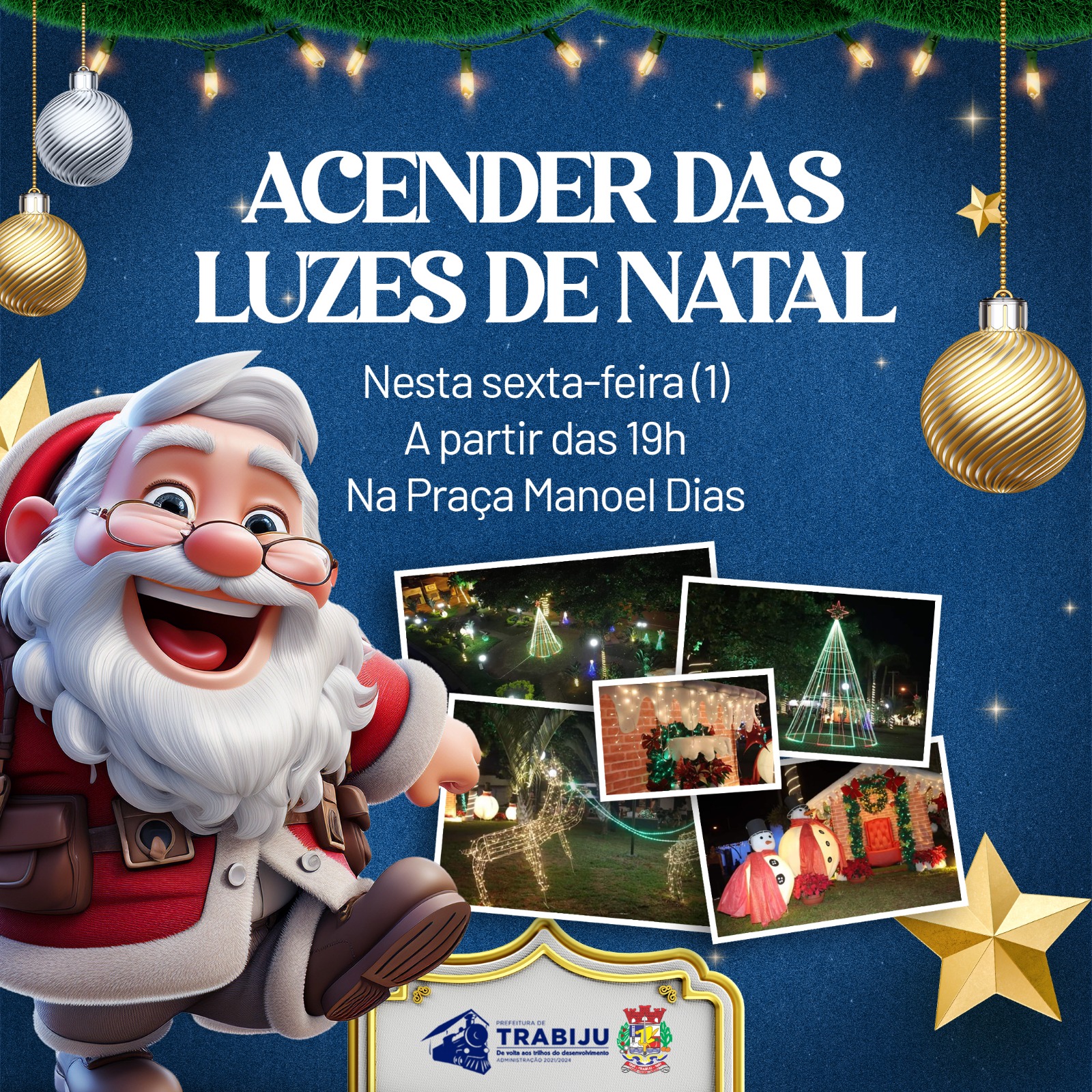 TRABIJU ACENDE AS LUZES DE NATAL NESTA SEXTA-FEIRA (1) - Prefeitura ...